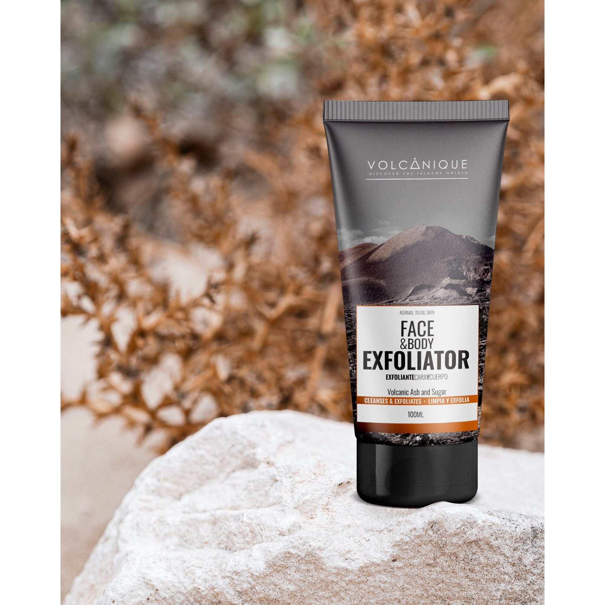 Exfoliant pentru fata si corp, Volcanique, Insulele Canare, cenusa ...