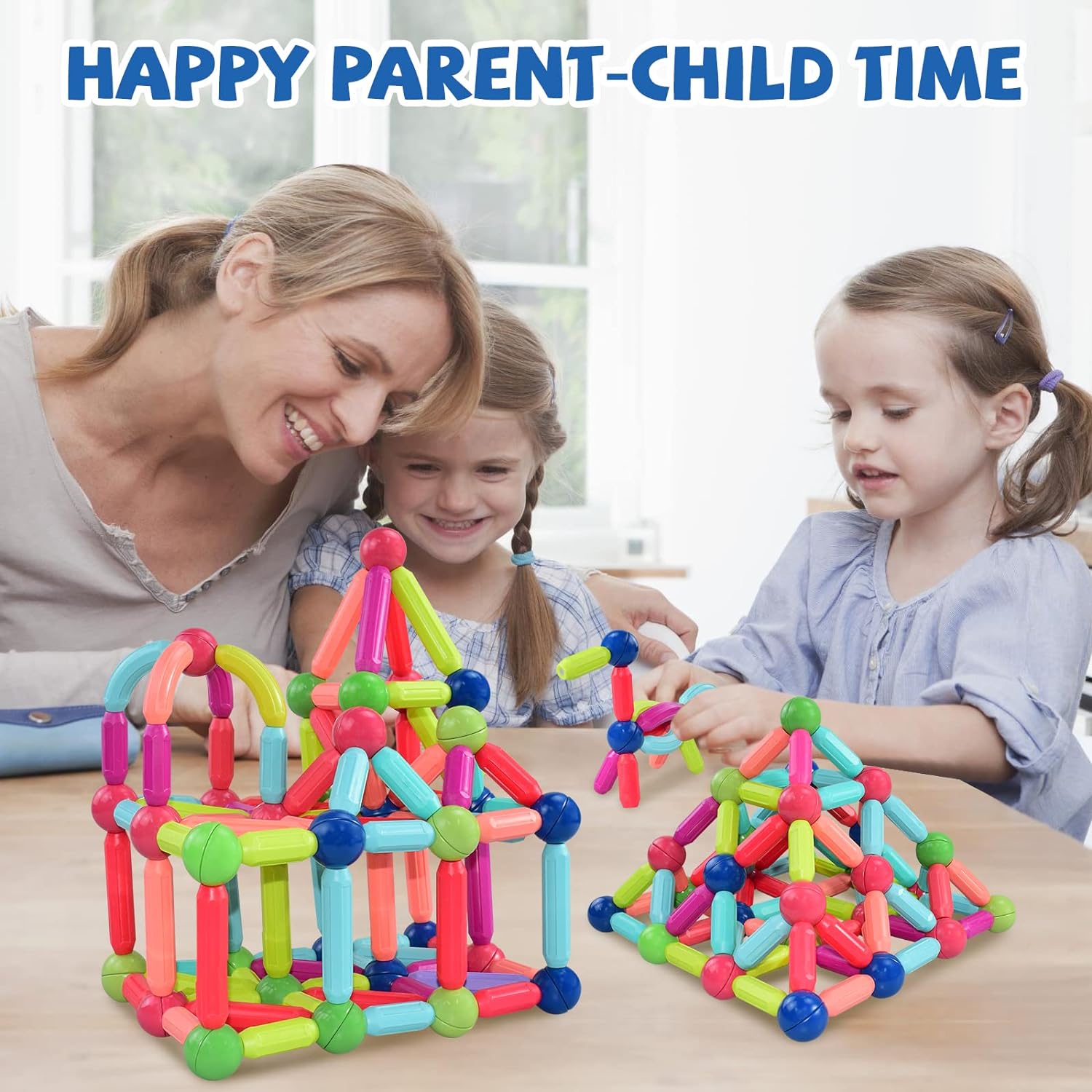 Set Interactiv Piese Magnetice 3D de Construit Educational si Creativ ...