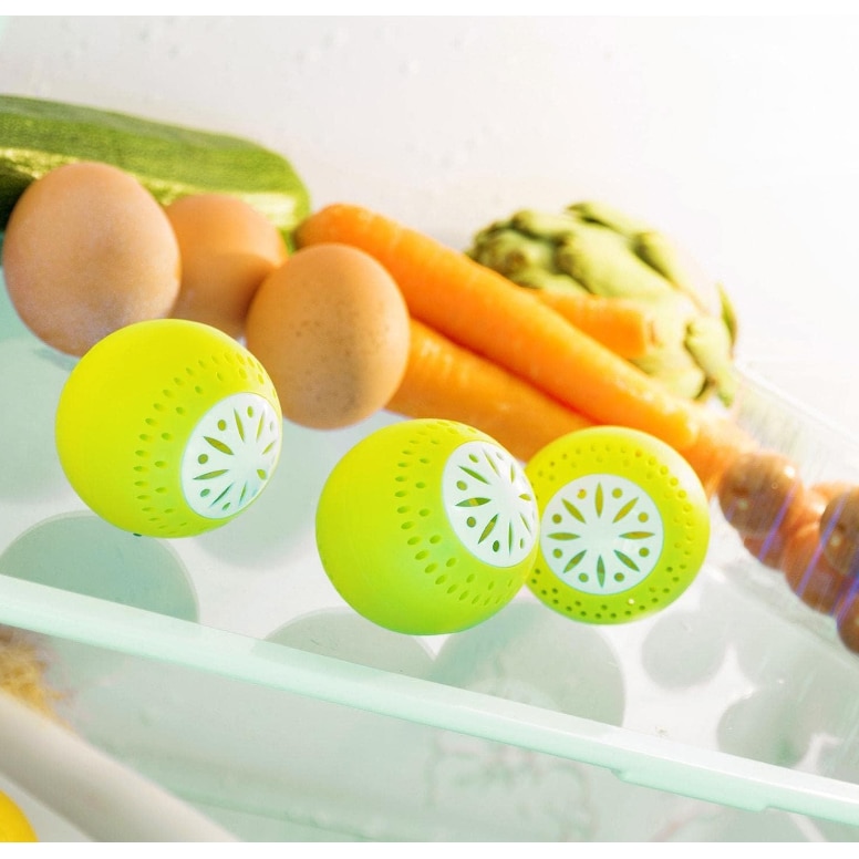 Set 3 bile absorbante miros, Pentru frigider, Verde - eMAG.ro