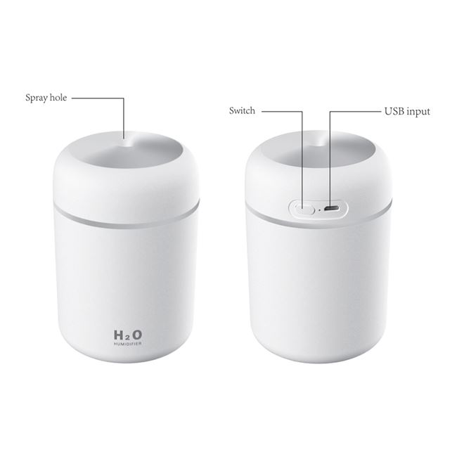 Difuzor Electric de Parfum cu USB & LED Colorat eBA®, 7.5 x 11.5cm ...