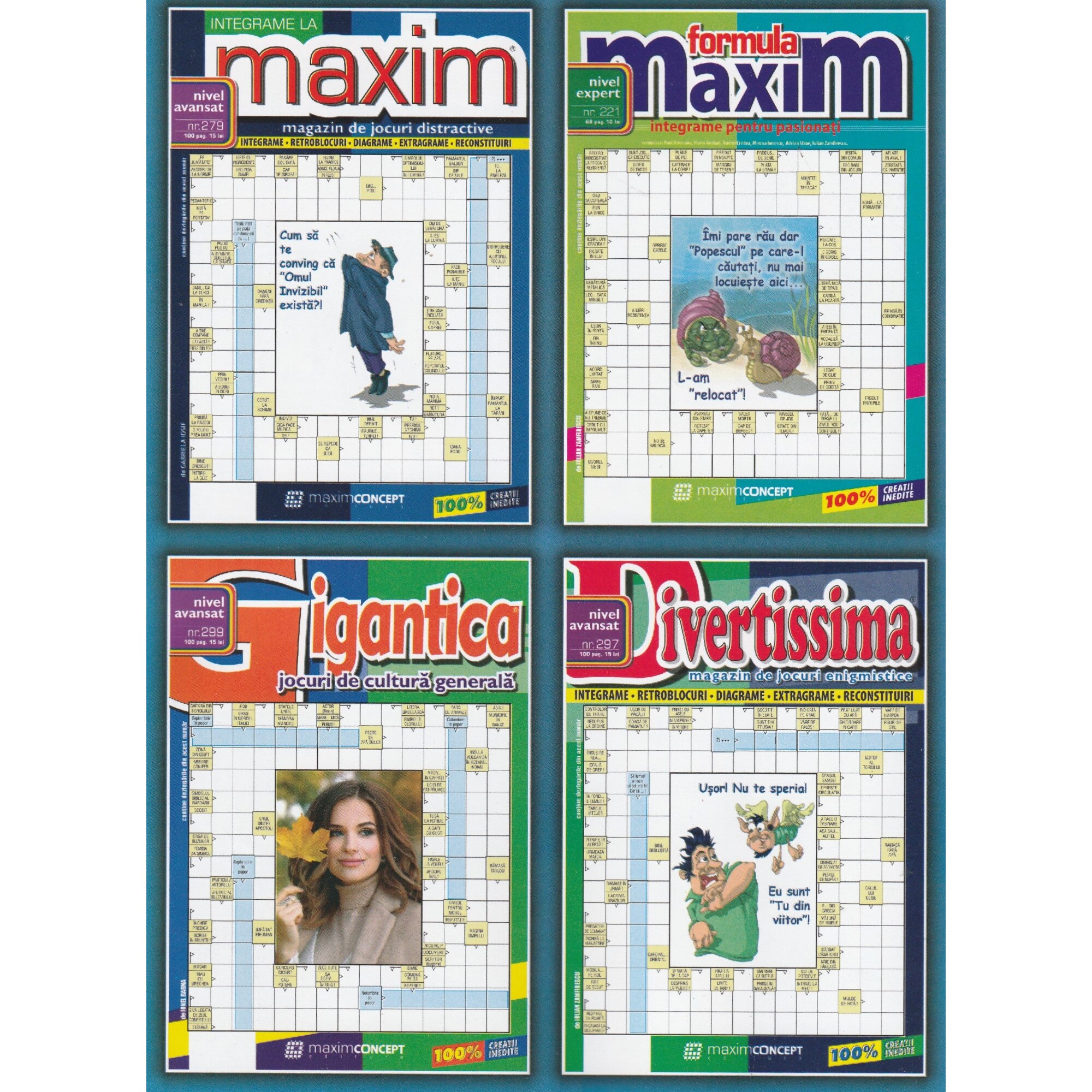 Pachet integrame La Maxim, Formula Maxim, Divertissima, Gigantica - nivel avansat, Maxim - eMAG.ro