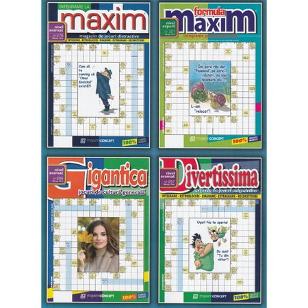 Pachet integrame La Maxim, Formula Maxim, Divertissima, Gigantica ...