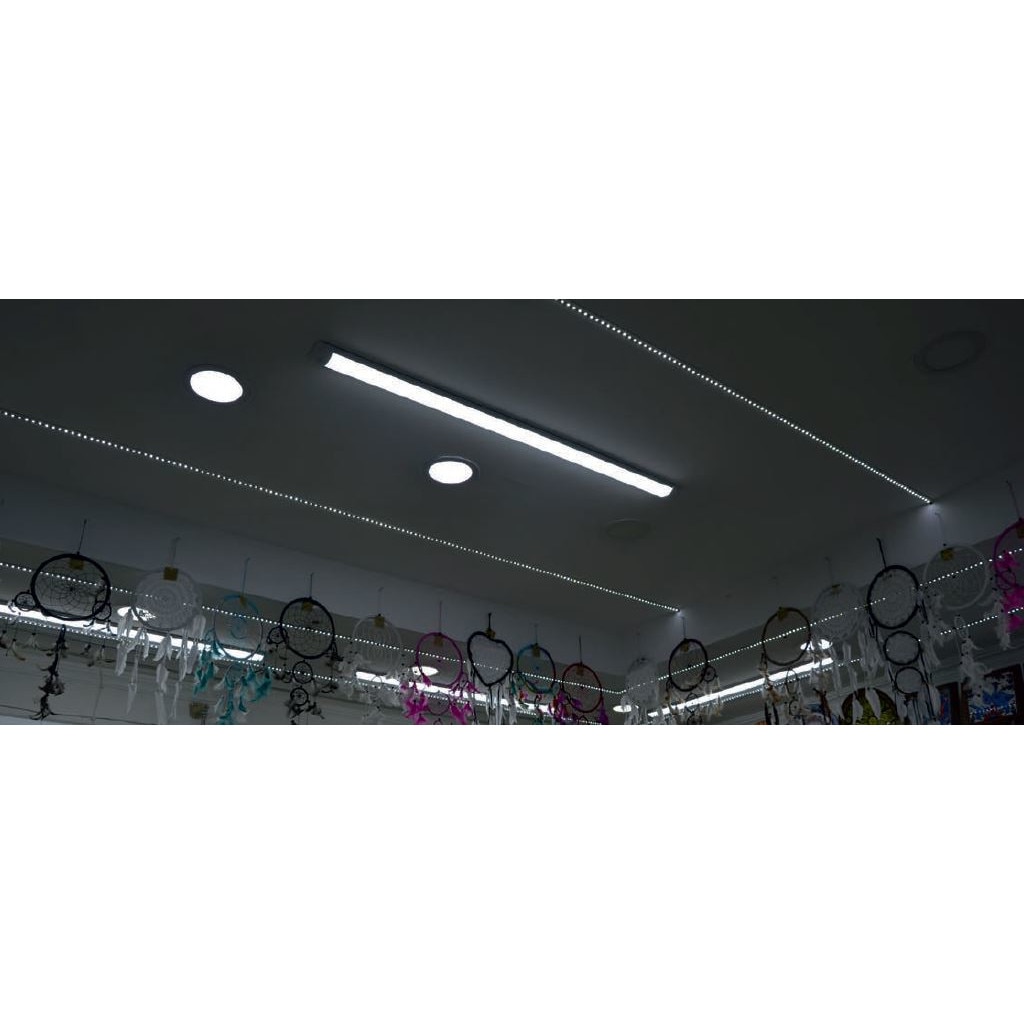 LED лента, STRUHM, 40W, 4000K, 120см, ЧЕРНА - eMAG.bg