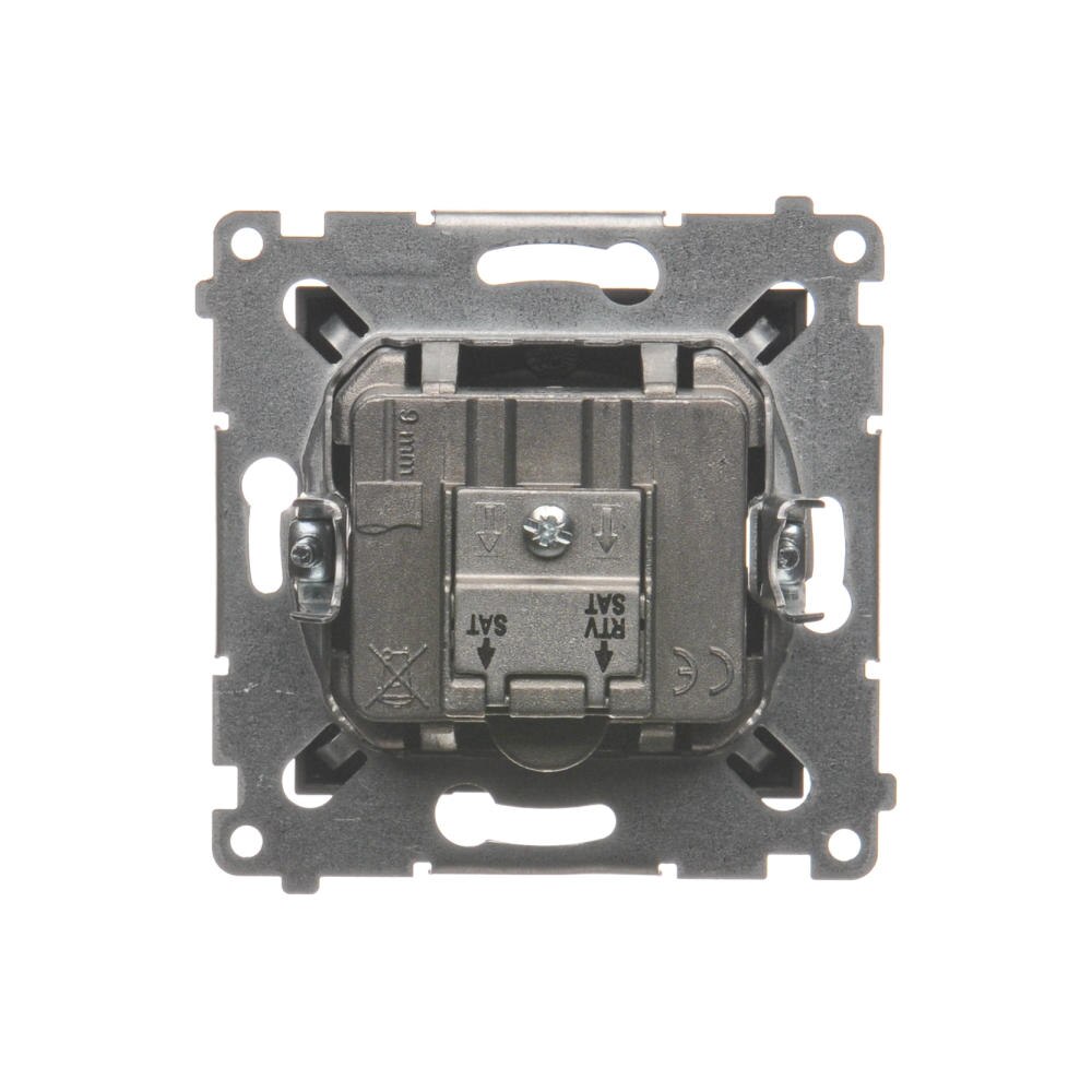 Контакт-Simon RTV/SAT контакт Черен - eMAG.bg