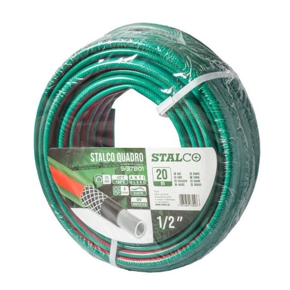 Furtun de gradina, Stalco, 20 m, Verde - eMAG.ro