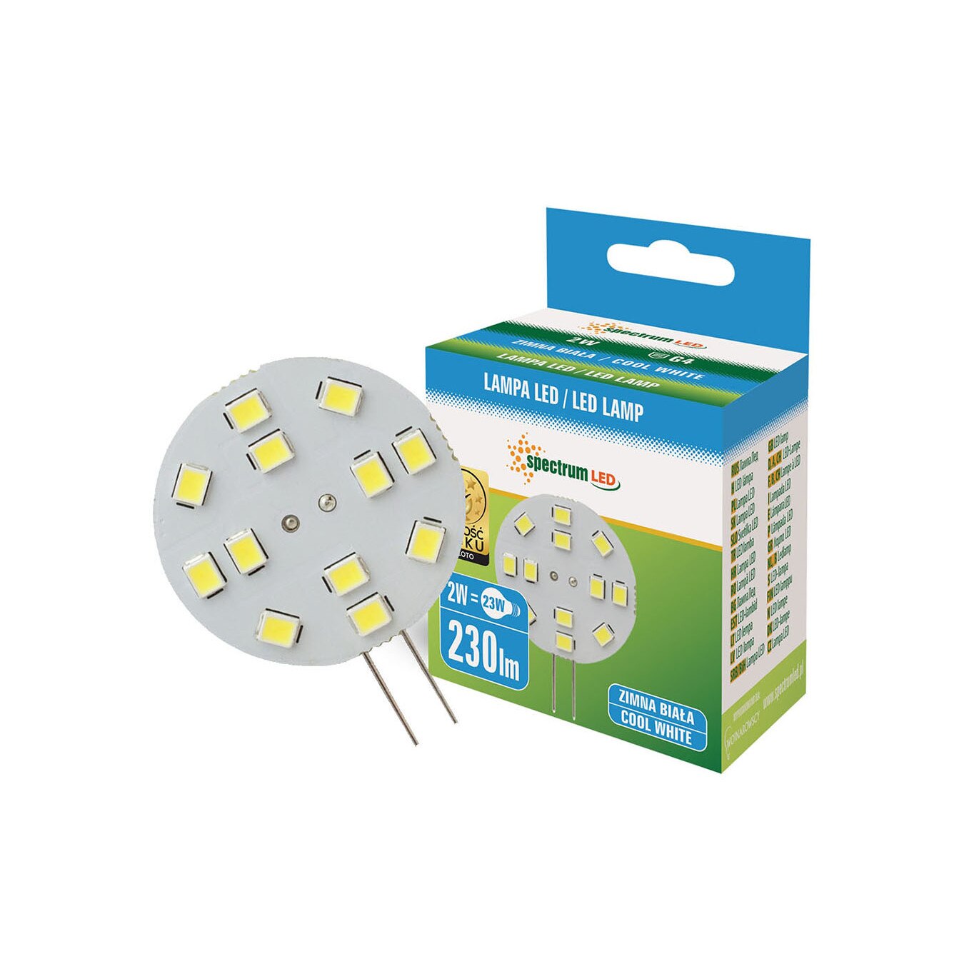 G4 LED izzó, 12V, 2W - eMAG.hu
