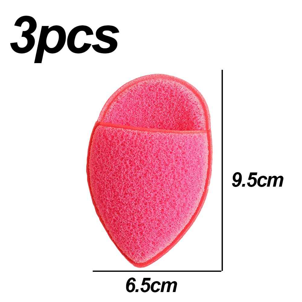 Set 3 bureti curatare fata, Cozevdnt, 9.5cm, Rosu - eMAG.ro
