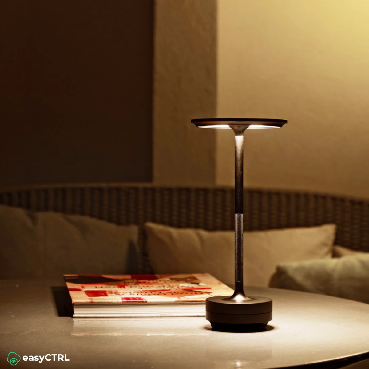 Lampa LED metalica, fara fir, Touch Control, 3 Tipuri de Iluminare ...