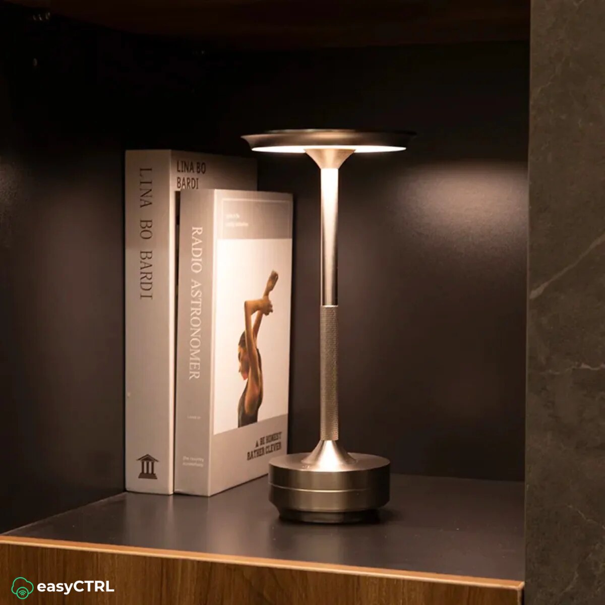 Fém LED lámpa, vezeték nélküli, érintőképernyős vezérlés, 3 világítási ...