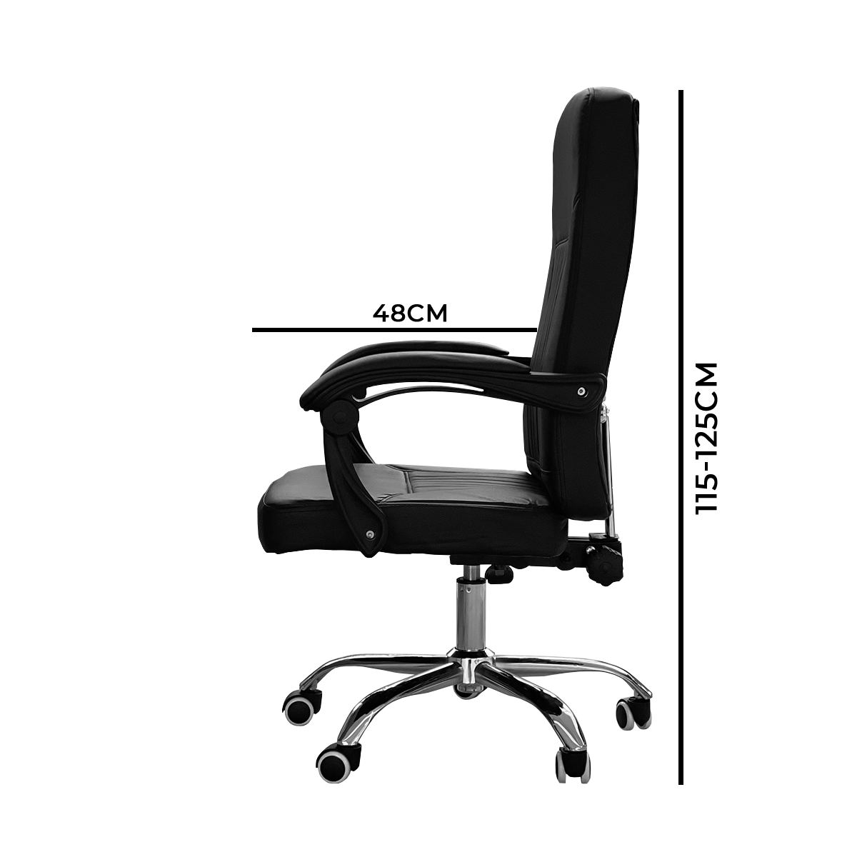 Офис стол, robest, черен - eMAG.bg