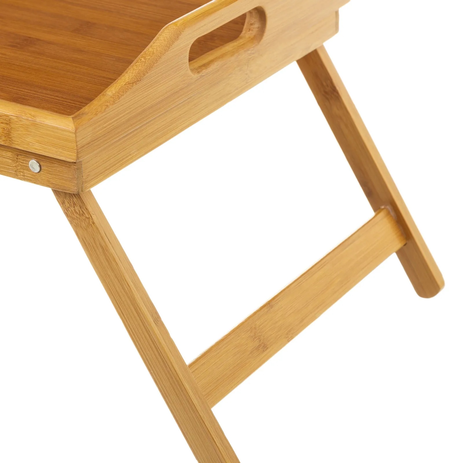 Masuta pliabila pentru servire mic dejun in pat, Bambus, 50 x 30 x 22 ...