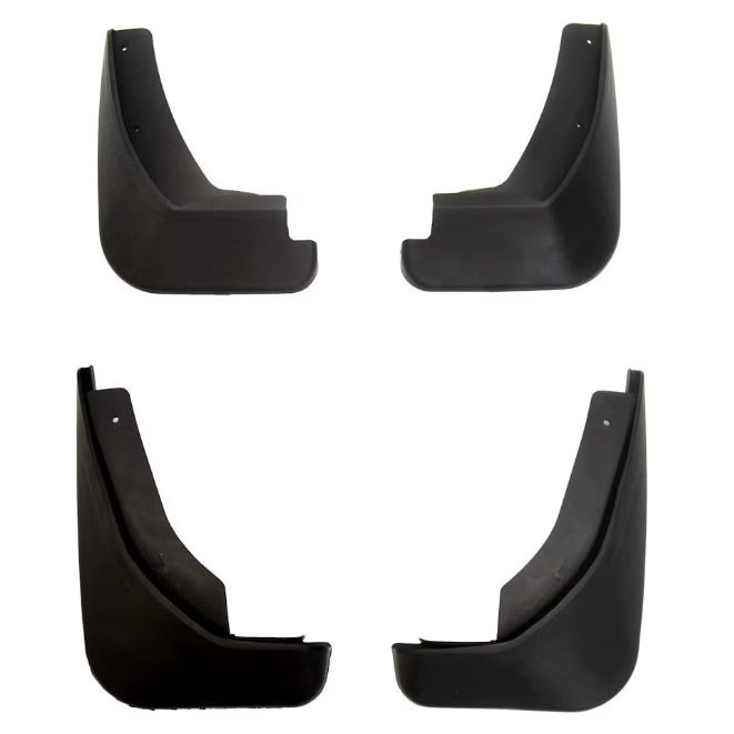 Set 4 aparatori de noroi Mega Drive, din plastic, negru, pentru Ford ...