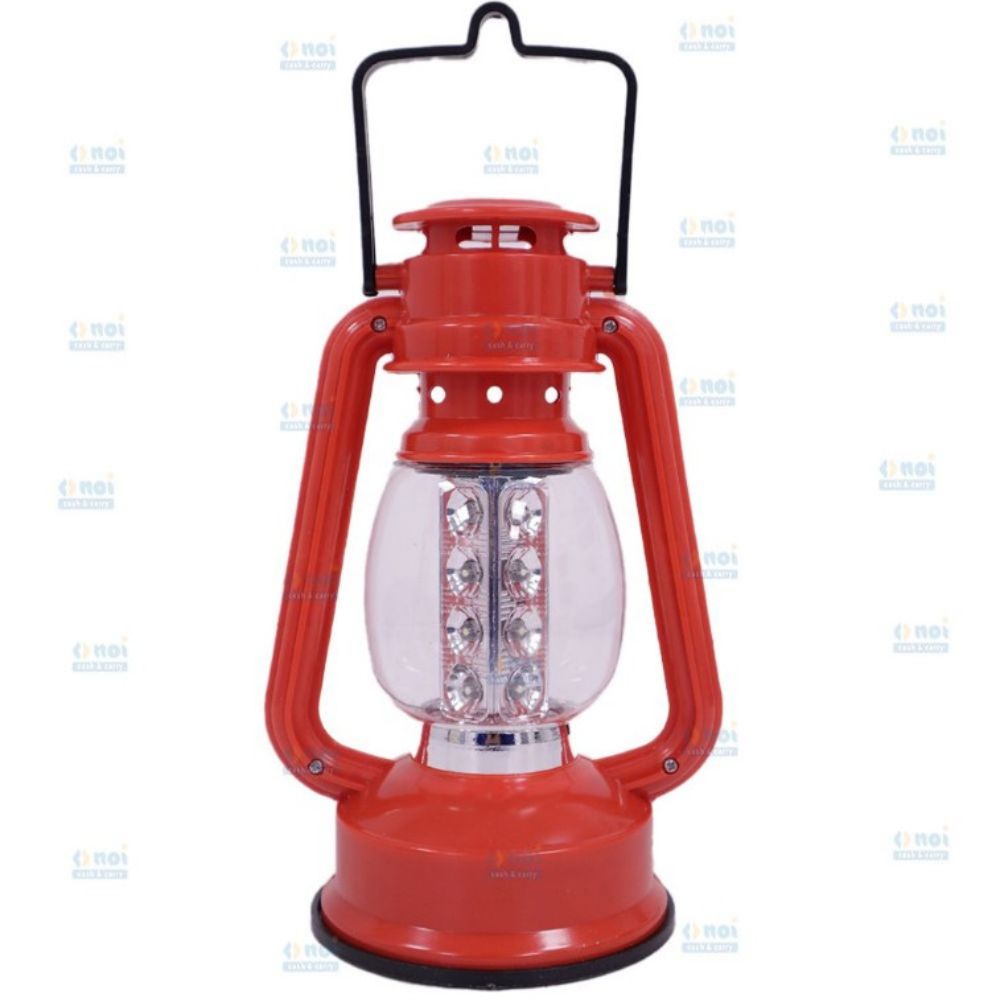 Felinar LED pentru camping, incarcare la priza, 7W, rosu - eMAG.ro