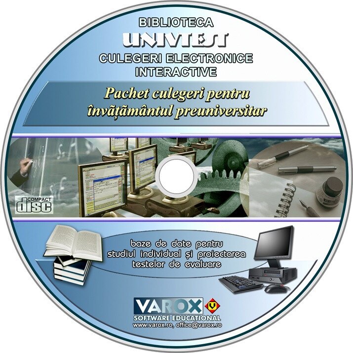 Pachet culegeri electronice interactive UnivTest, nivel preuniversitar ...