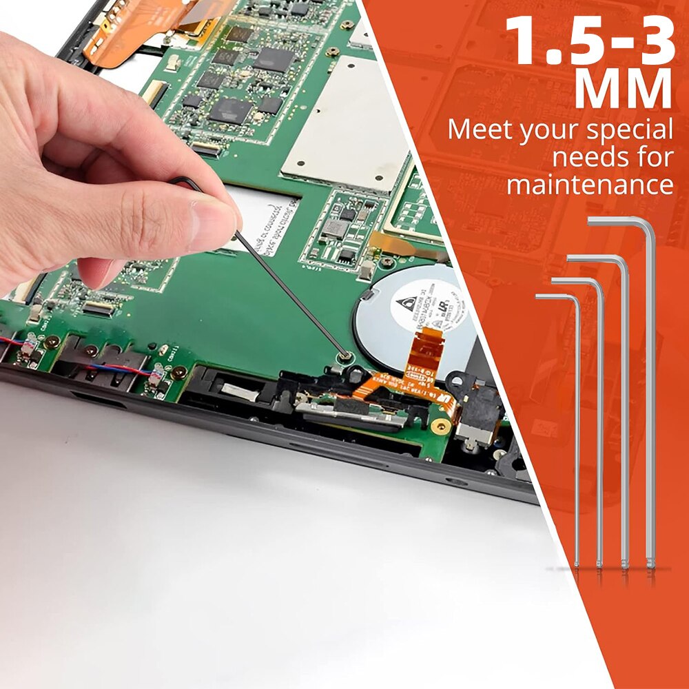 Set 18 chei imbus Cr-V EvoTools Professional, Yefound®, T10-T50, CrV ...