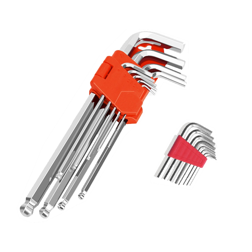 Set 18 chei imbus Cr-V EvoTools Professional, Yefound®, T10-T50, CrV ...