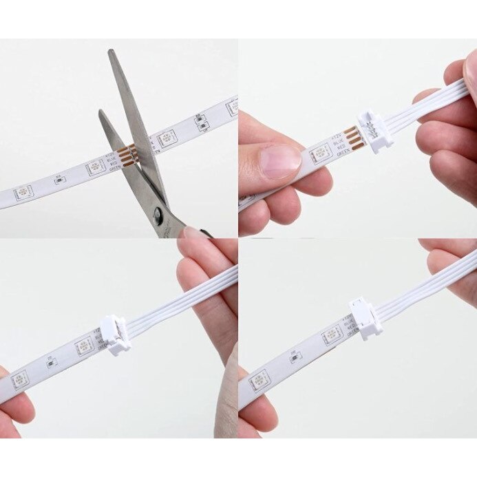 Set benzi Led Rgb 20 Metri 4x5 Metri 5050 cu Telecomanda - eMAG.ro