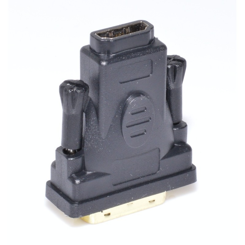 Adaptor DVI 24+1p tata la HDMI mama, Bidirectional, Negru - eMAG.ro