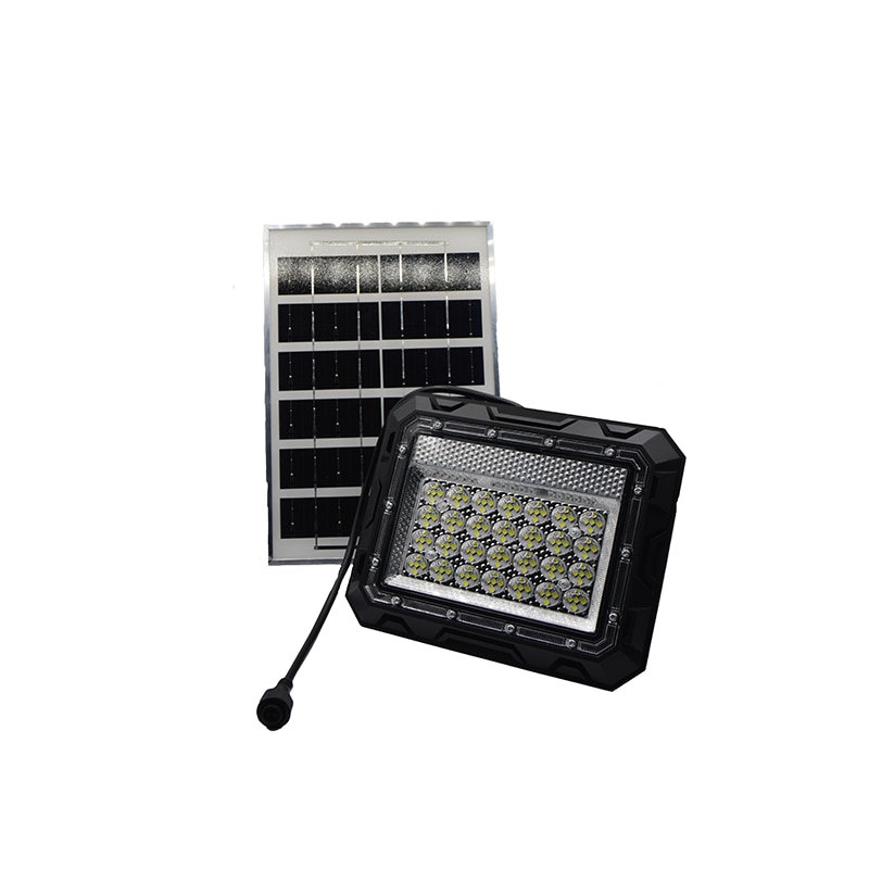 Set proiector LED cu panou solar ZS56012, telecomanda - eMAG.ro