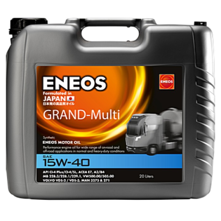 Ulei motor camion ENEOS GRAND-MULTI 15W40, volum 20 litri, sintetic - eMAG.ro