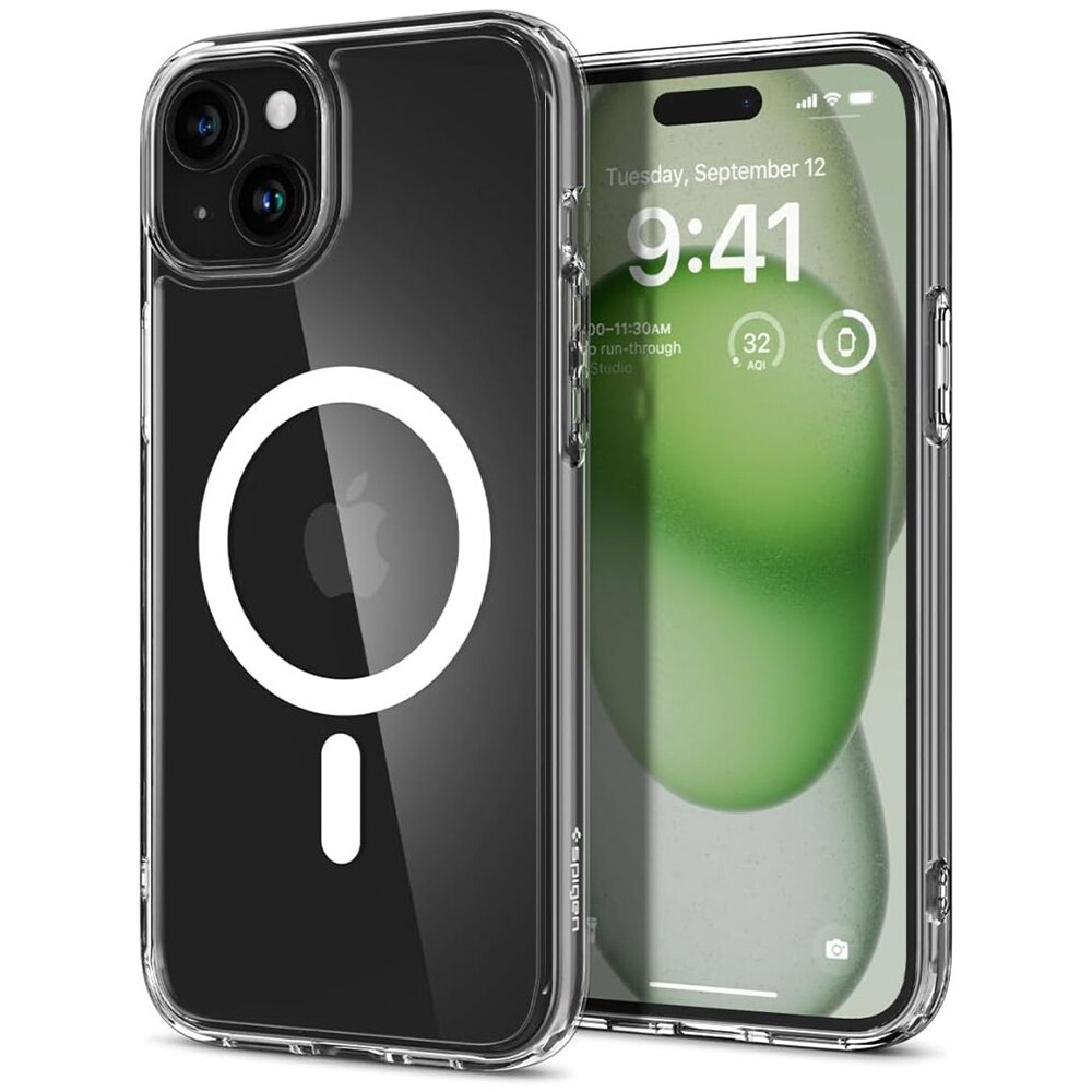 iPhone 15 tok, Spigen Ultra Hybrid MagSafe, fehér - eMAG.hu