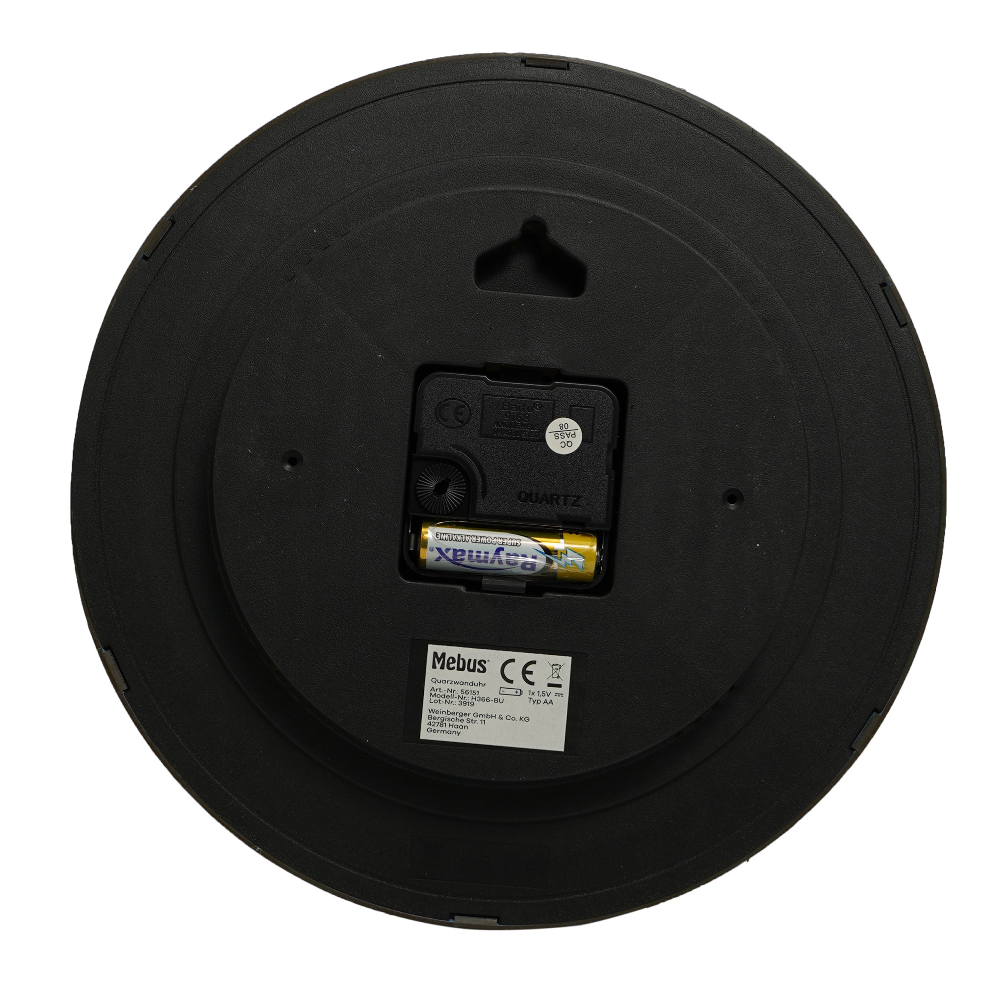 Стенен часовник, син, Mebus, 61519 - eMAG.bg