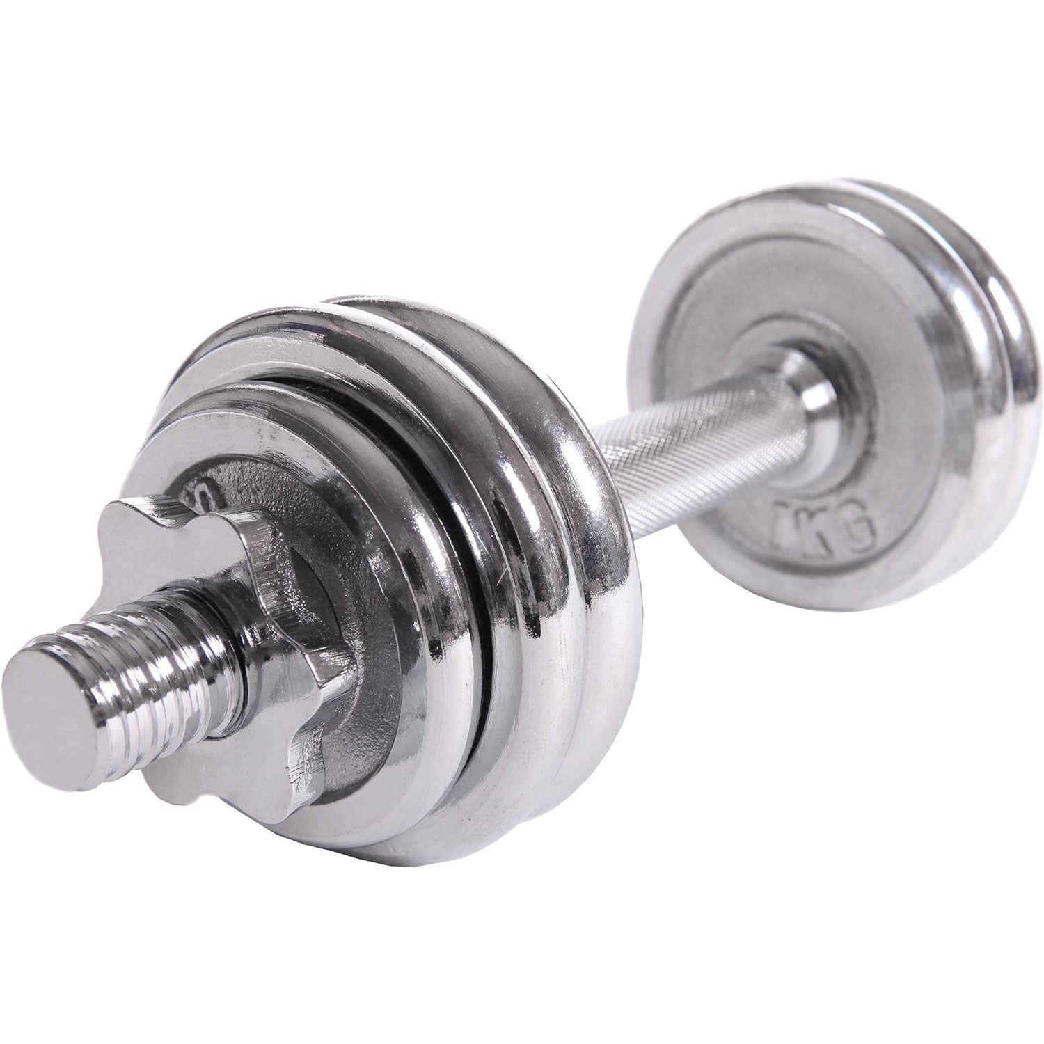 Set gantere cromate, 16 piese, 15 KG, argintiu - eMAG.ro