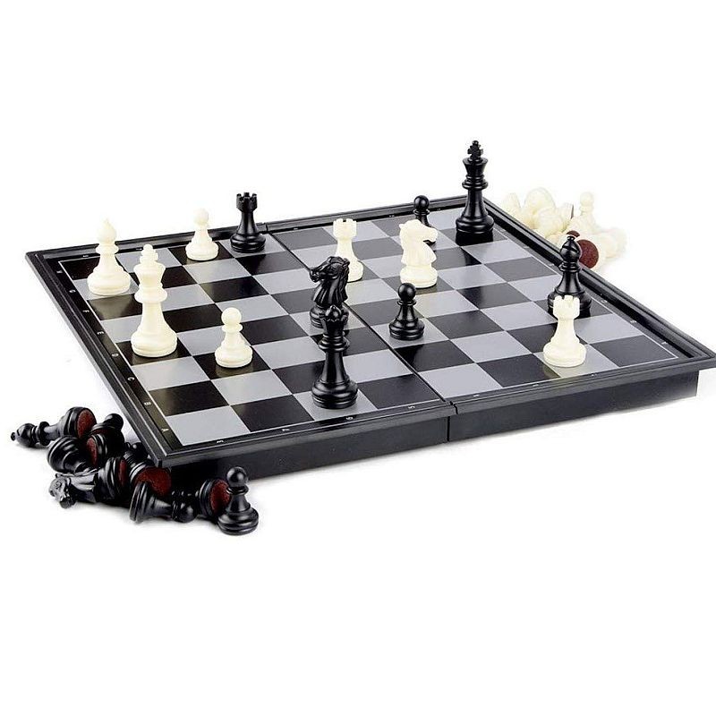 Sah magnetic, PROCART, joc interactiv cu 32 piese, 32x32 cm - eMAG.ro