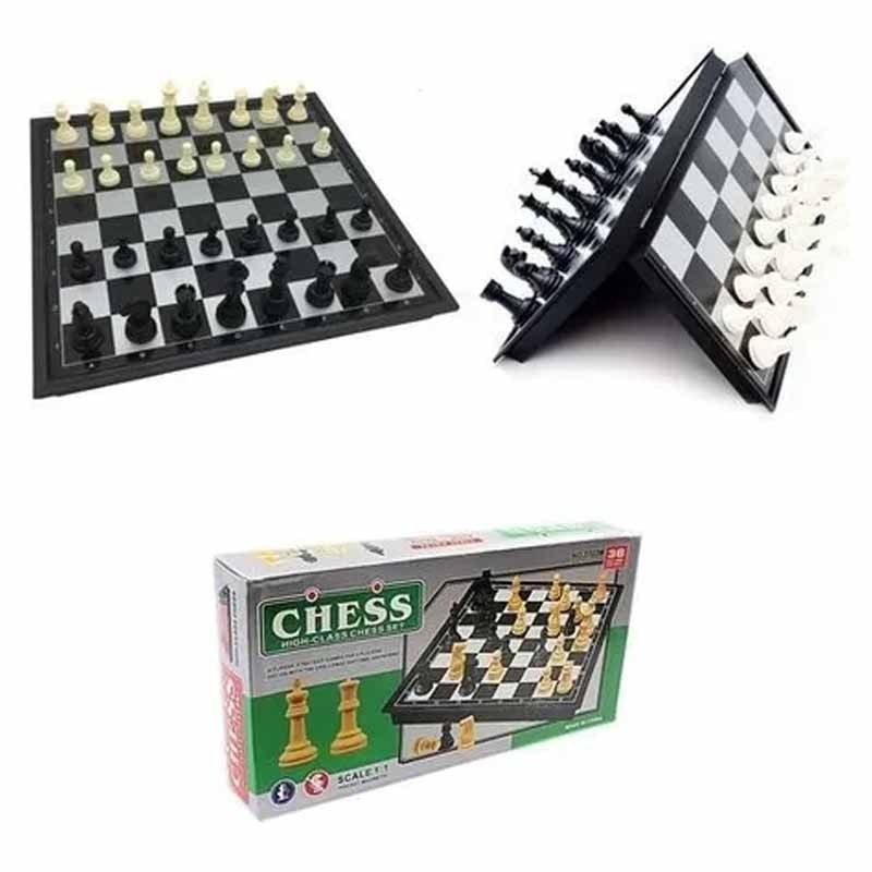 Sah magnetic, PROCART, joc interactiv cu 32 piese, 32x32 cm - eMAG.ro