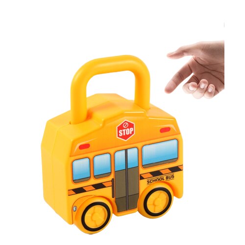 Set de 6 Lacate Masini cu Numere si chei, Ambulanta, Politie, Autobuz ...