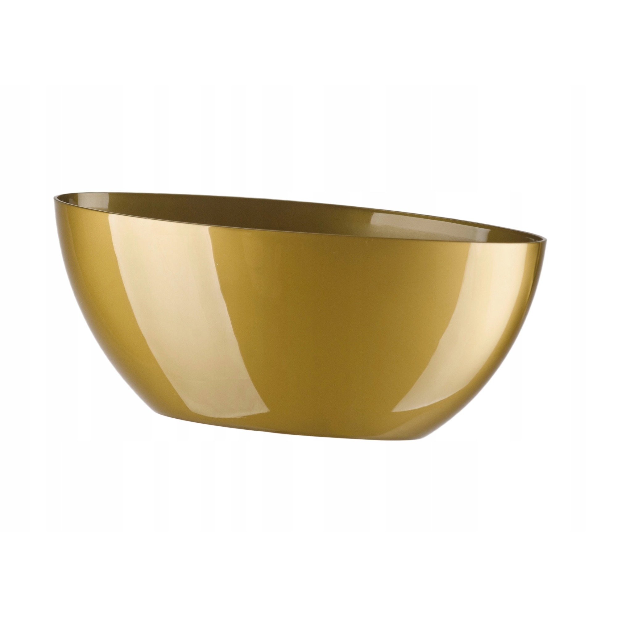 Ghiveci oval, KADAX, Plastic, 38x14x13cm, Auriu - eMAG.ro
