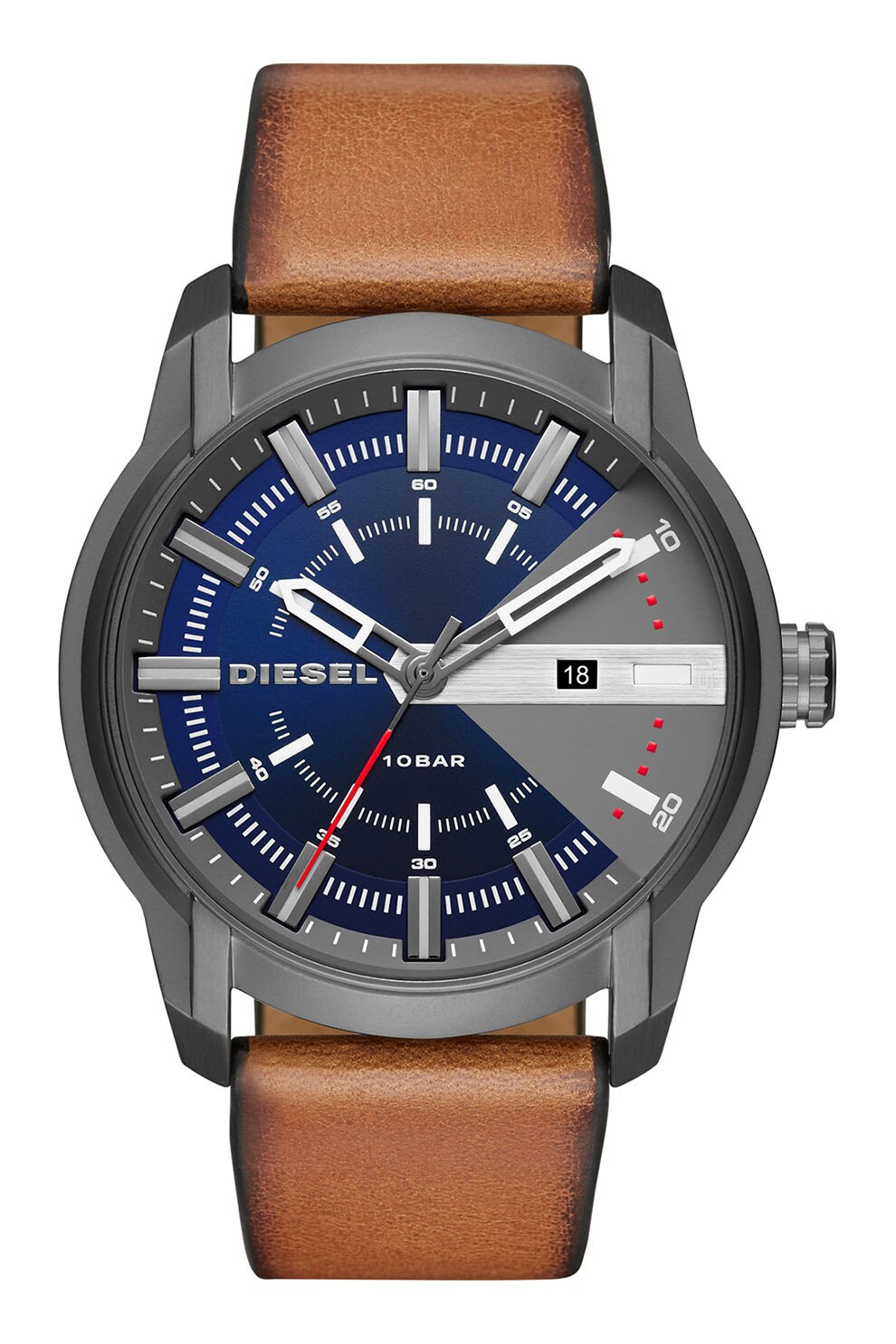 Diesel, Ceas quartz din otel inoxidabil, Maro - eMAG.ro