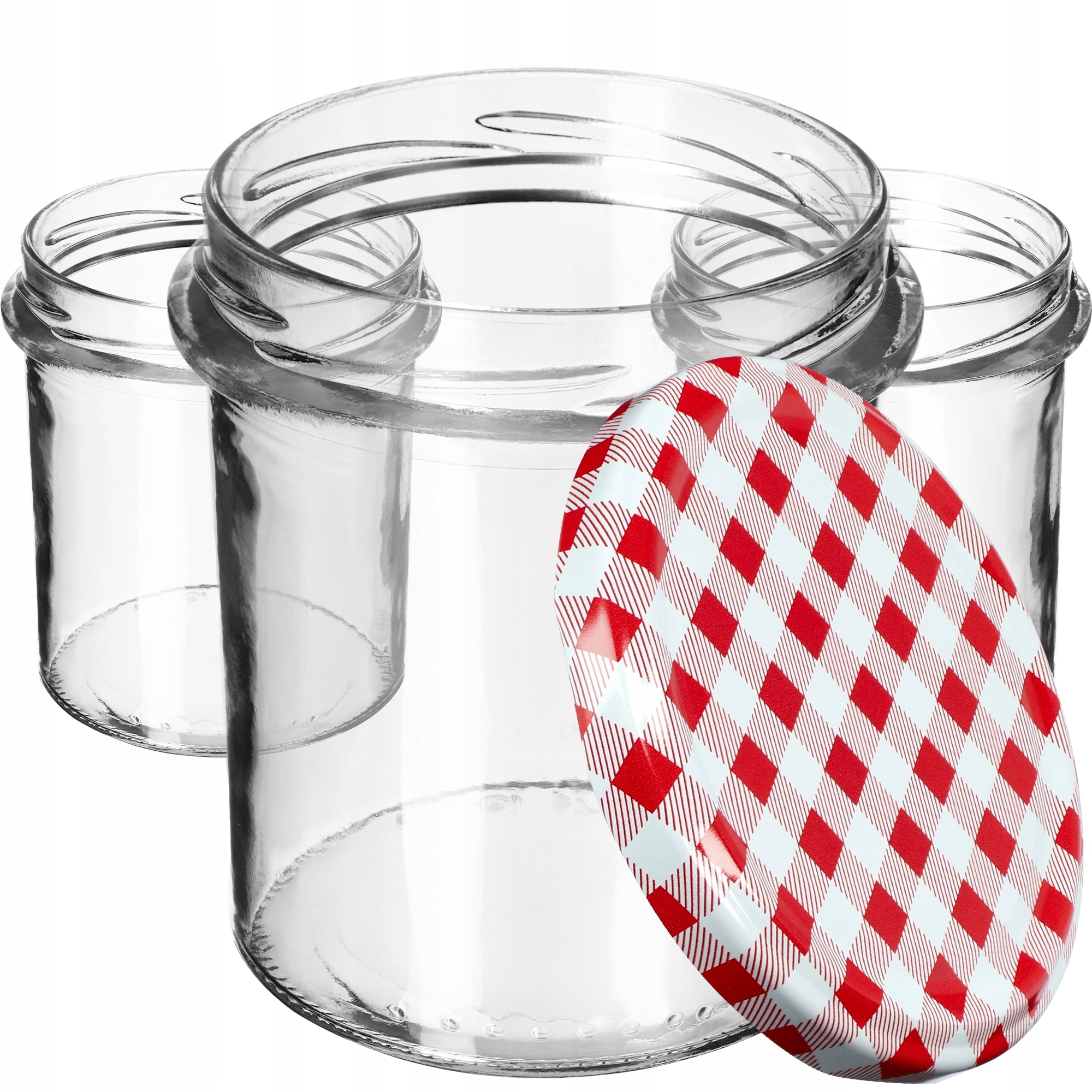 Borcane cu capac din sticla 350 ml, 100 bucati - eMAG.ro