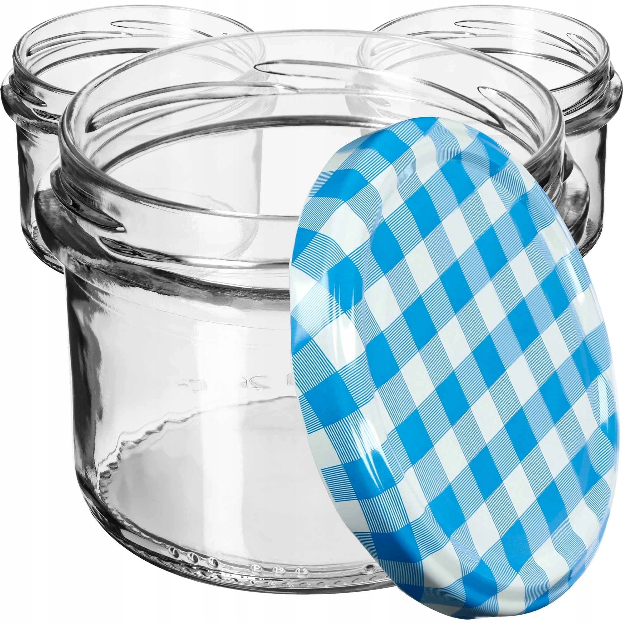 Set 10 borcane cu capac, Kadax, Sticla, 235 ml - eMAG.ro