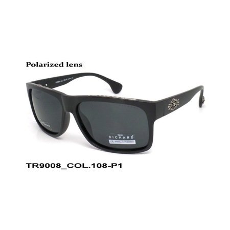 Мъжки слънчеви очила THOM RICHARD POLARIZED TR9008 c-108-P1, кафяви ...