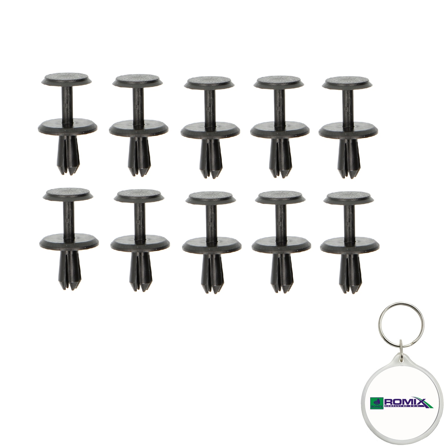 Set 10 buc. pin fixare tapiterie ROM A82009 pentru MERCEDES 5X11.2MM si ...