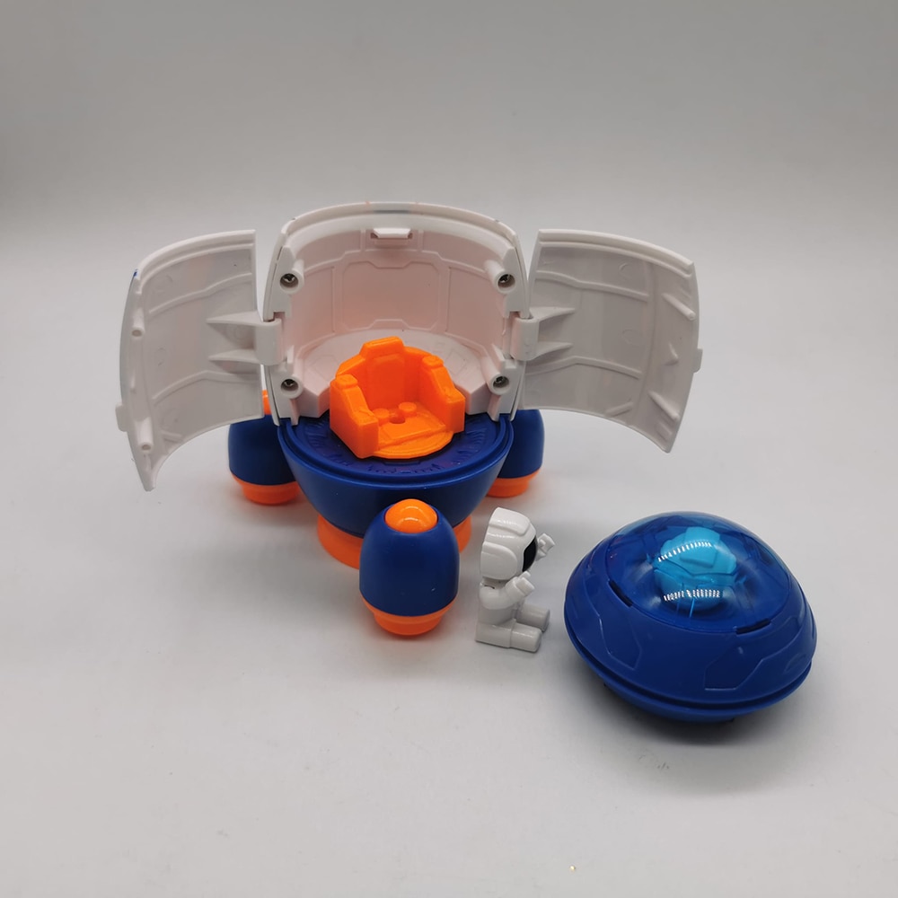 Racheta Spatiala cu Astronaut,, vehicul spatial anexat, ABS, Pull-back ...