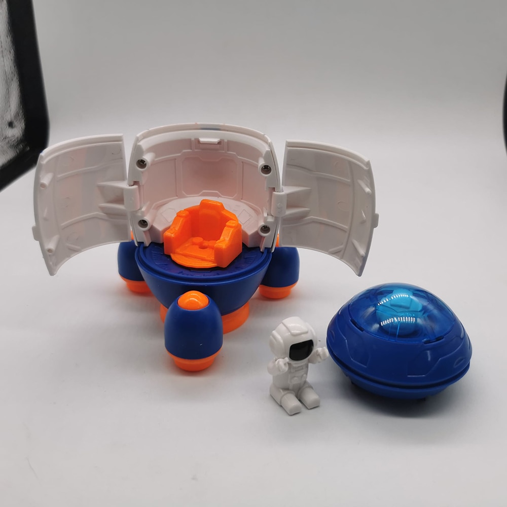 Racheta Spatiala cu Astronaut,, vehicul spatial anexat, ABS, Pull-back ...