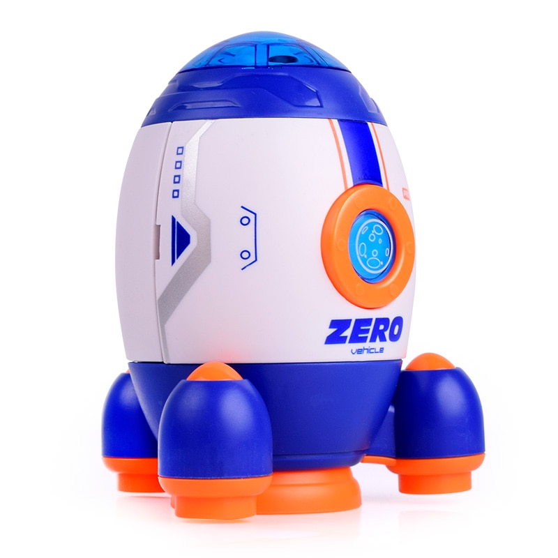 Racheta Spatiala cu Astronaut,, vehicul spatial anexat, ABS, Pull-back ...