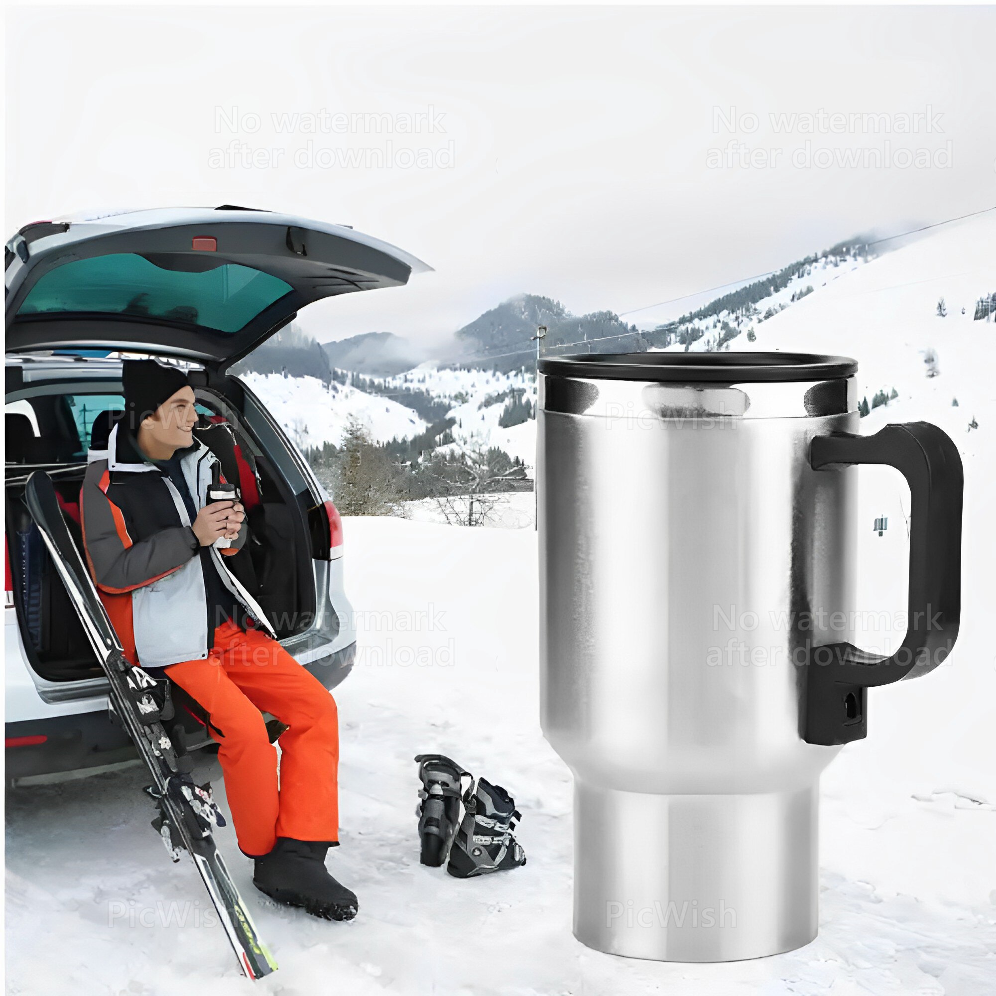 Cana Alimar cu functie de fierbere si adaptor la bricheta auto - eMAG.ro