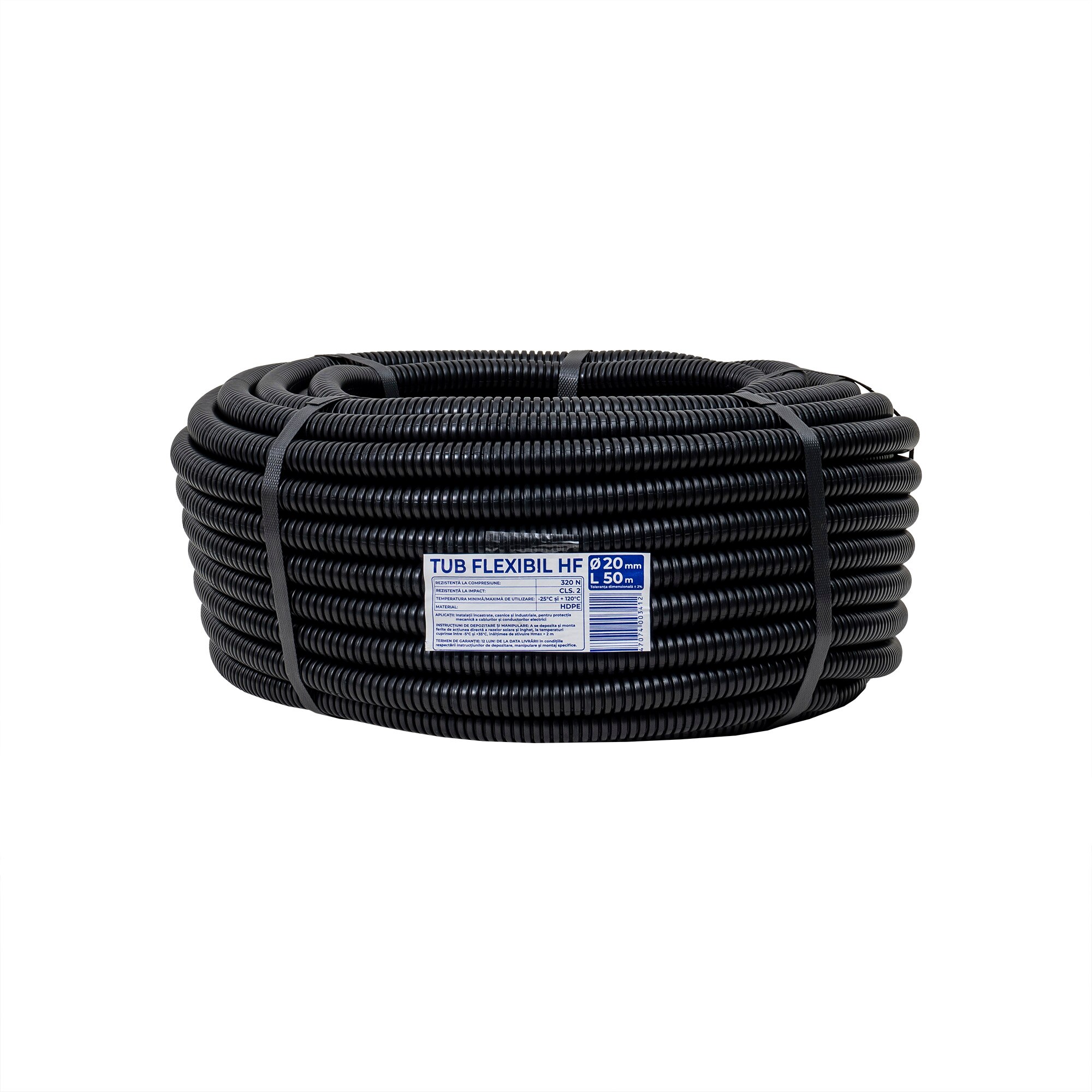 Tub flexibil, copex, din PVC fara fir de tragere, diametru 20mm ...