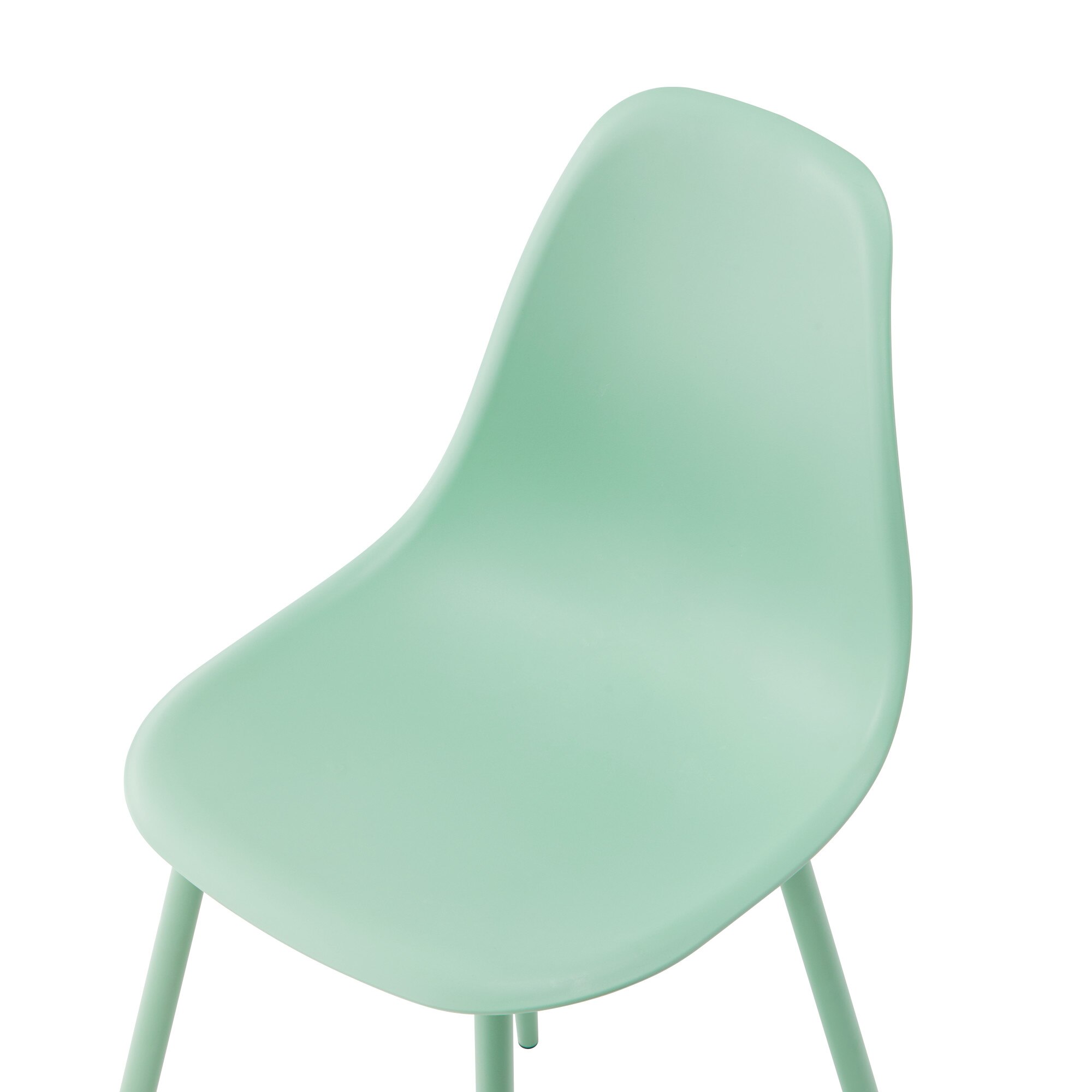 Set 4 scaune bucatarie living, horeca, cadru metal, sezut polipropilena ...