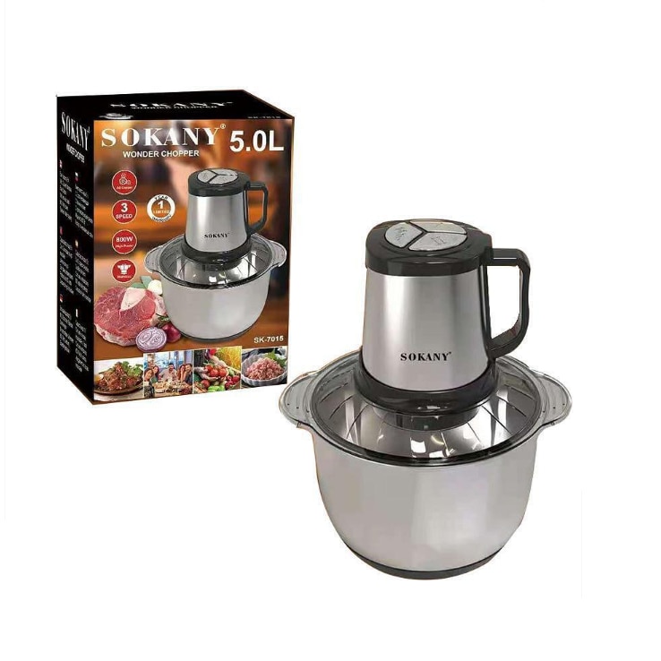 Tocator profesional, SOKANY SK-7015,800W, 5 litri, Negru - eMAG.ro