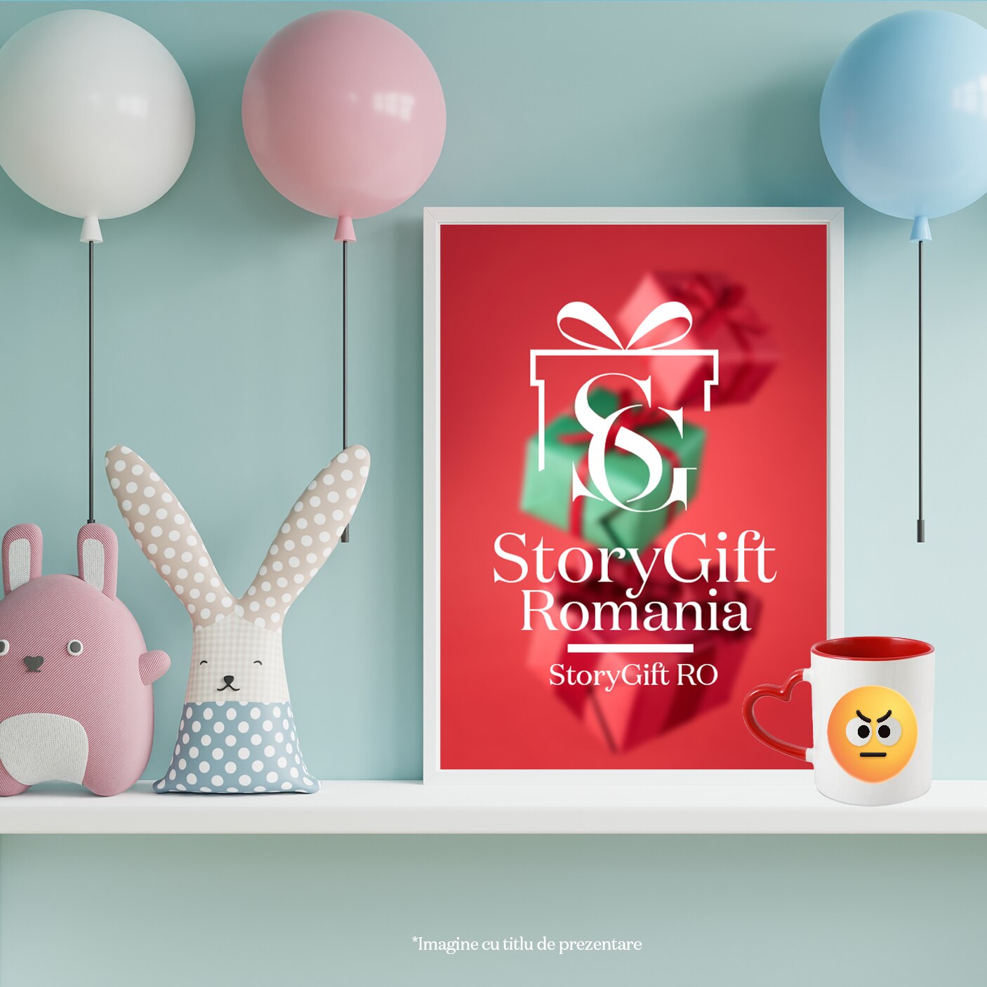 Cana Cu Emoticon, Emoji, Suparat, Ochi, Multicolor 330 ml, Ceramica cu ...