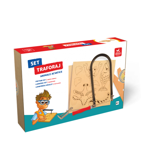 Set traforaj cu modele de animale acvatice - eMAG.ro