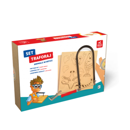 Set traforaj cu modele de animale acvatice - eMAG.ro