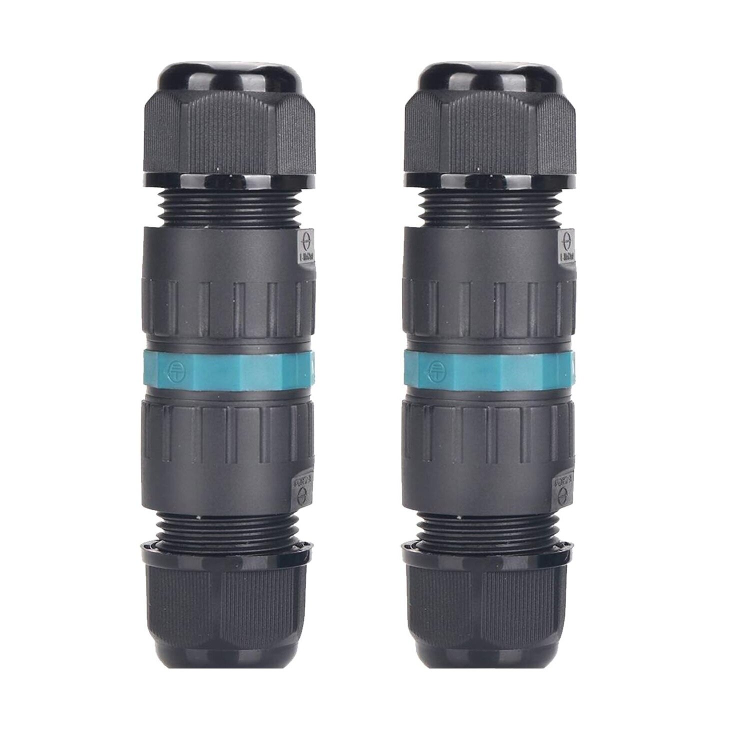 Set 2 Conector cablu electric liniar, Cafuneplus®, 3 pini, protectie la ...