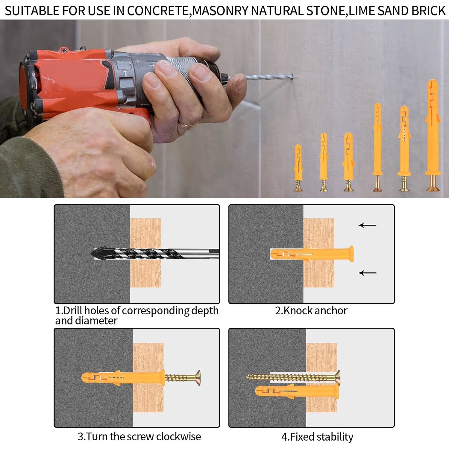 Set 110 holsuruburi cu diblu, Cafuneplus®, M6 M8 M10, prin insurubare ...