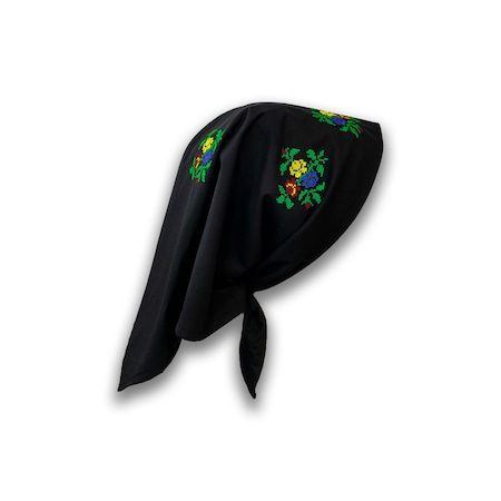 Batic traditional negru cu broderie - eMAG.ro