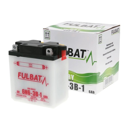 Fulbat 6V 6N6-3B-1 DRY суха батерия + киселинен пакет - eMAG.bg